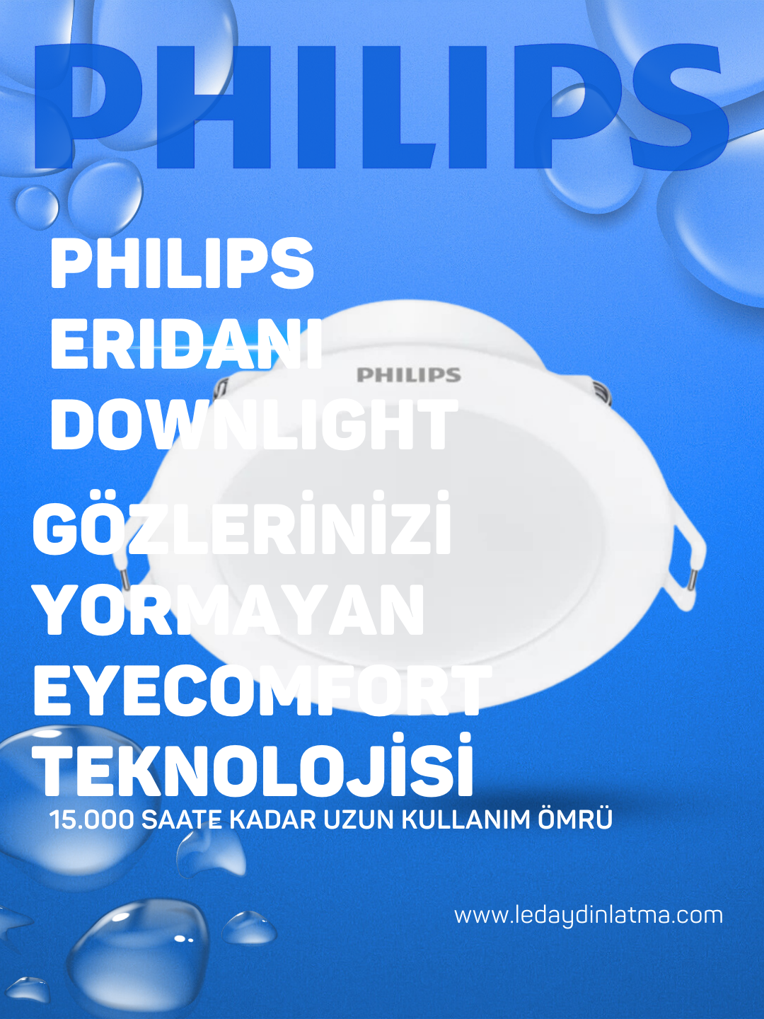 Philips Eridani 3.5W Led Downlight LedAydinlatma.com | Doğru çözümler ...
